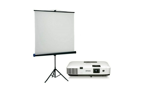 Projector + 6′ Tripod Screen Rental London - LSHL